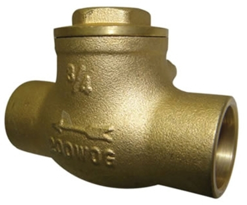 670779244082 1-1/2 Brass LF Swing C X C Check Valve | Coburn Supply