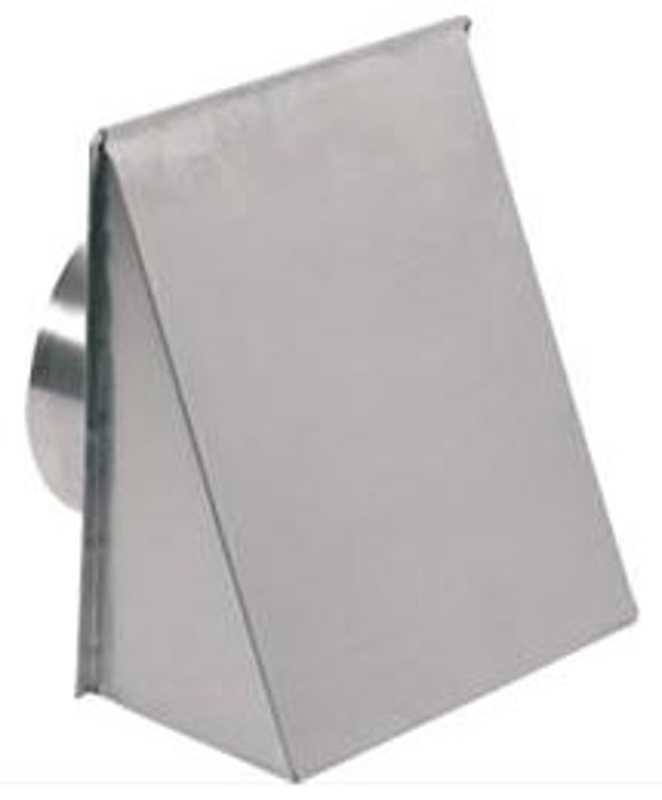 643 Aluminum Wall Cap For 8 Round Duct With Damper Natural Finish ...