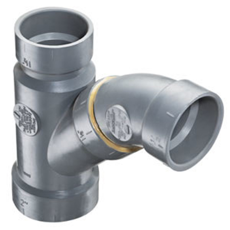 6X3 CPVC L/W COMB Y&1/8 BEND 2 PC HXHXH | Coburn Supply