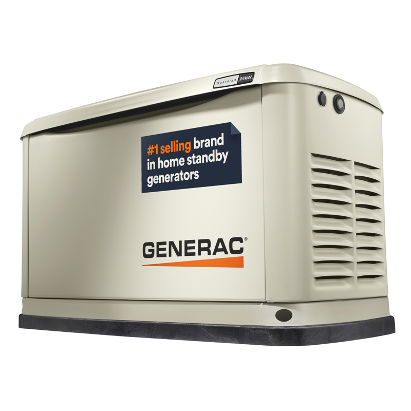 7209 Generac 24/21kw Air Cooled Standby Generator with WiFi, Aluminum ...