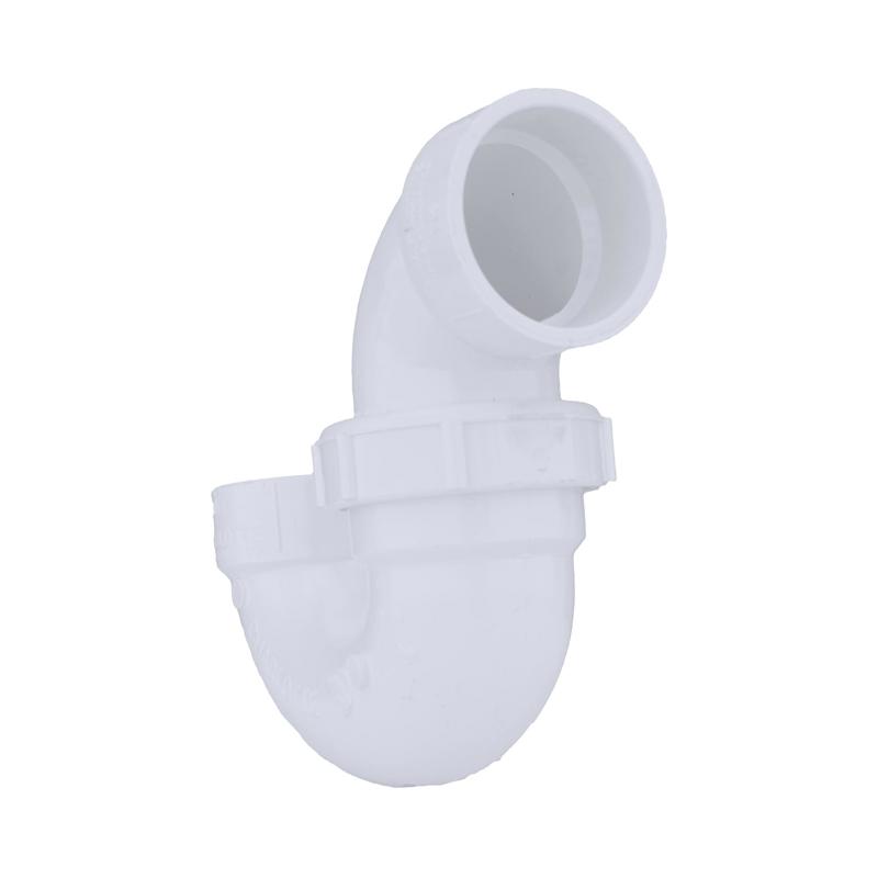 1-1/2 PVC-DWV Sch 40 P-Trap With Plastic Nut HxH 708P | Coburn Supply