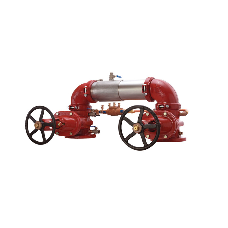 4 IN SS Double Check Detector Backflow Preventer Assembly, Colt, OSY ...