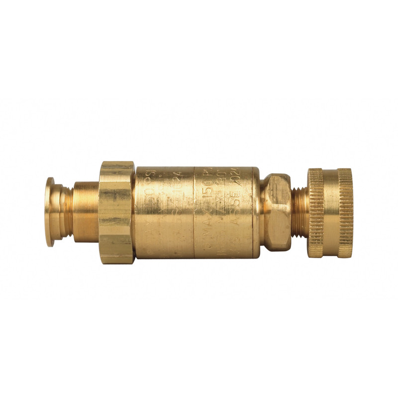 3/4 In Chrome Dual Check Valve Backflow Preventer, Hose Connection ...