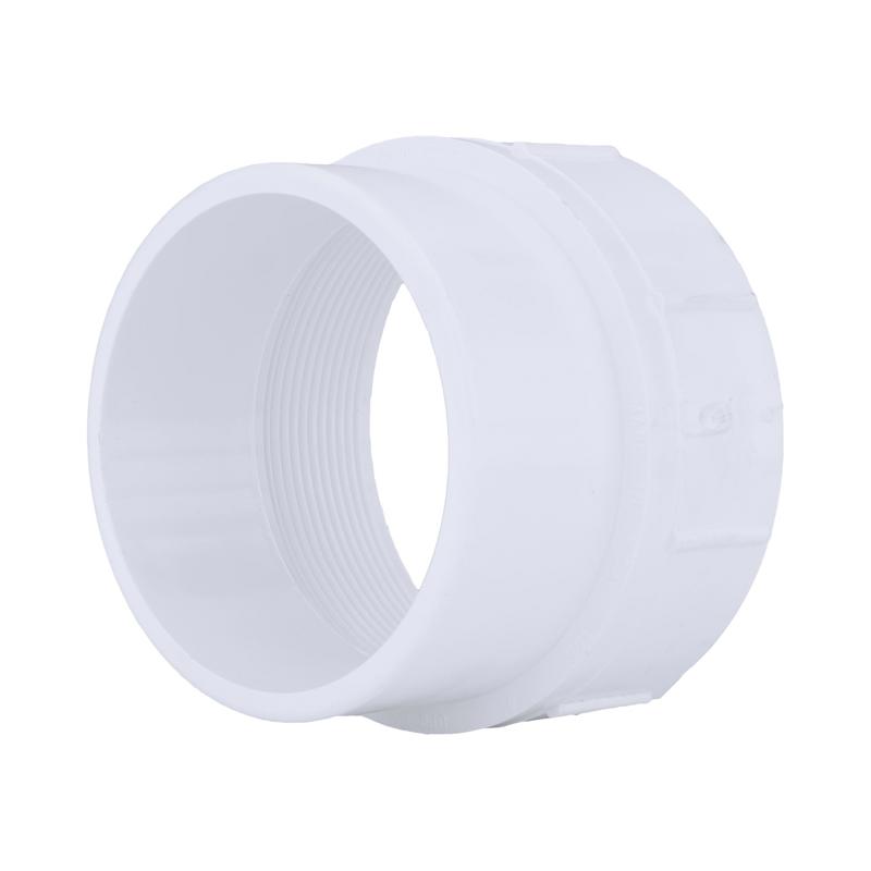 4 PVC-DWV Sch 40 Fitting Cleanout Adapter Less Plug SpgxFIP 105 ...