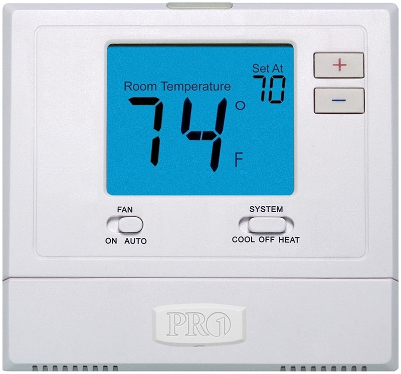 PD411060 T-701 Protech Pro1 Single Stage 1 Heat/1 Cool Non-Programmable ...