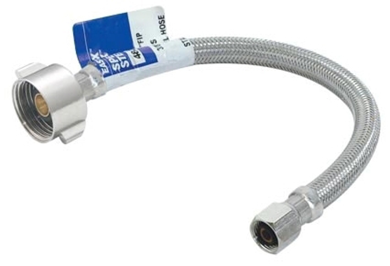 48090 Ez-Flo Steel-Flex 3/8 Comp X 7/8 PBC X 20 Chrome Plated Sink ...
