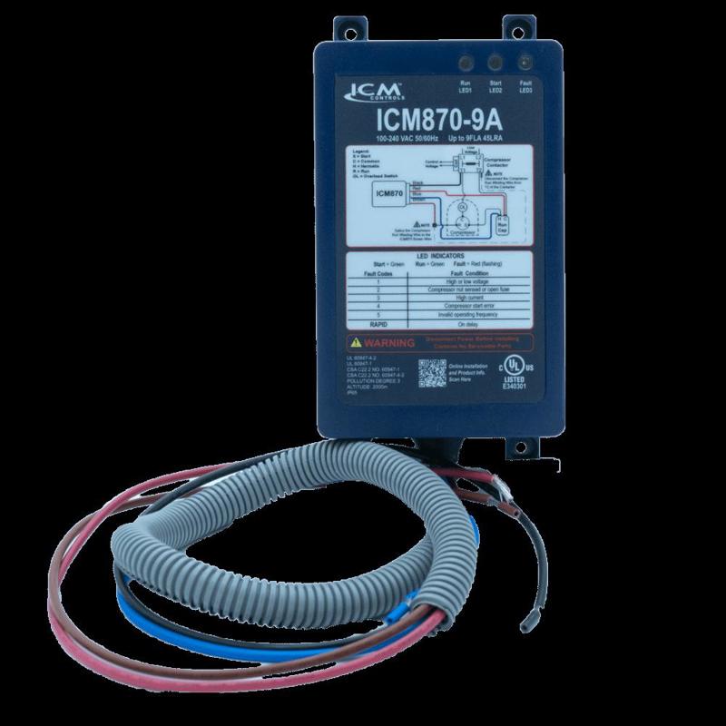 Soft Start With Built-In Start Capacitor In Sealed IP65 Enclosure; Over ...