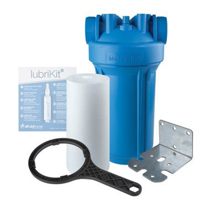 Solution-DP BIG Mono-Single 4.5"x10"-Blue Sump-1" NPT-L-shaped White ...