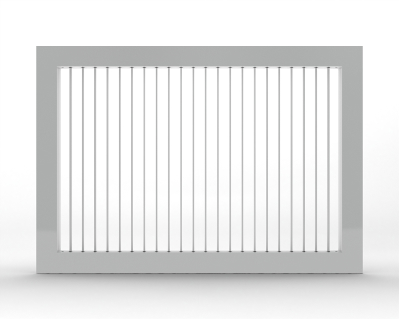 VM 12X6W Sidewall Grille With Damper | Coburn Supply