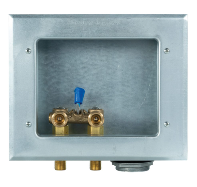 82043 IPS Corp Guy Gray 1/2 Metal Washing Machine Box | Coburn Supply