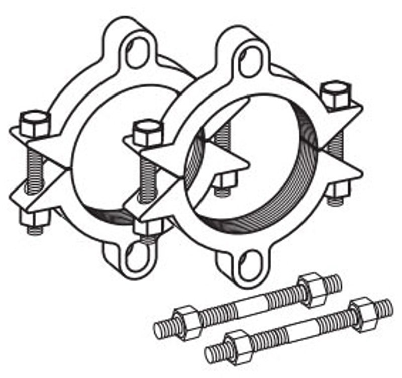 UFR1390-C-6-RB-U 6 in Split Bell Restraint/USA/BBN | Coburn Supply