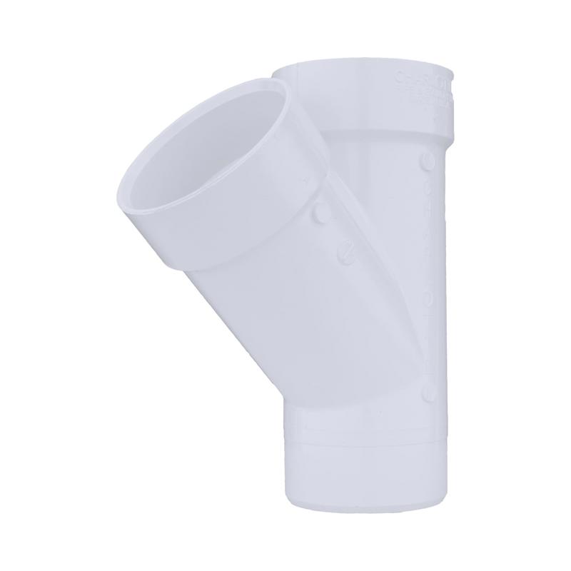 4 PVC-DWV Street Wye SPG X Hub X Hub 602 | Coburn Supply